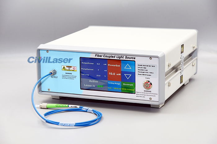 C-Band Wavelength Tunable ASE Broadband Light Source 100mW SM Fiber ...