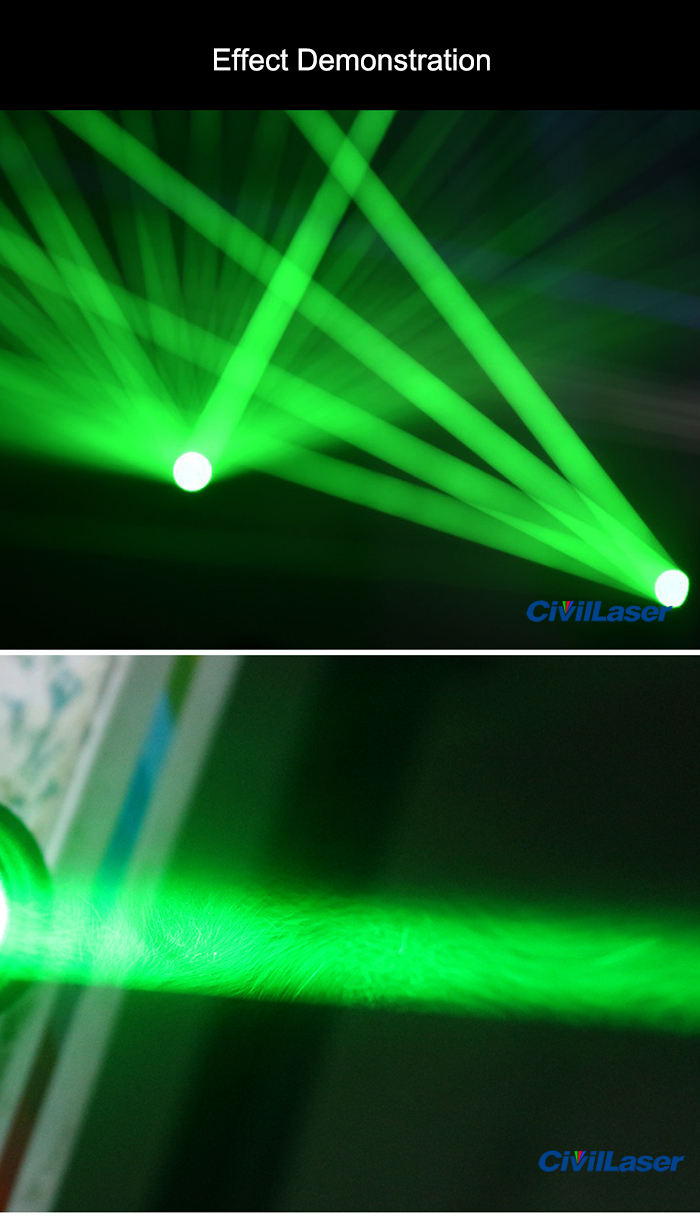 Red/Green/Blue Pedal Laser Module Thick Laser Beam DJ Stage Show