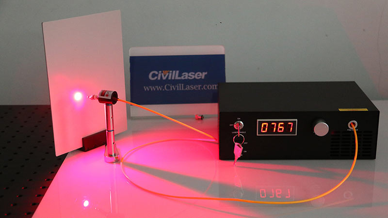 638nm 1~800mW Red Fiber Coupled Laser System All-in-one Model Software ...