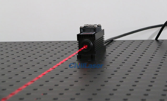 660nm 200mW Red Semiconductor Laser Lab Laser System