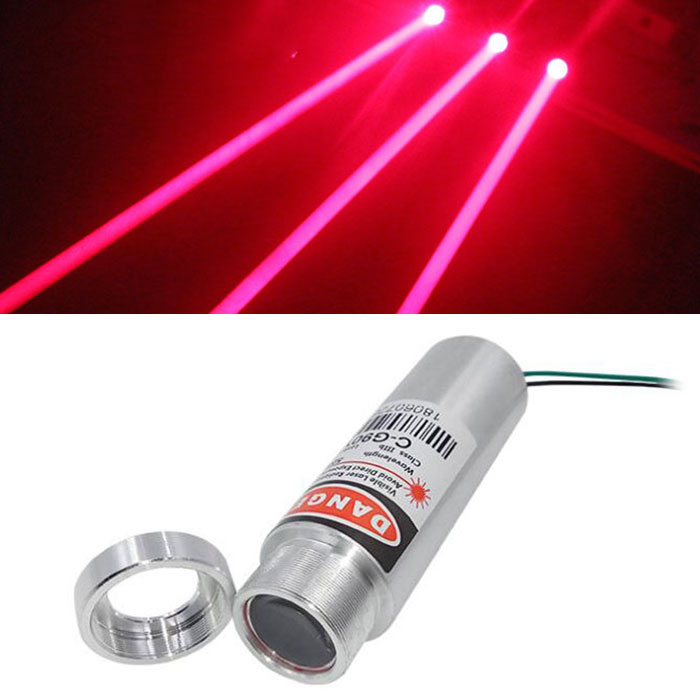 Red Laser Module Dot 650nm 150mW Thick laser Beam Bar Laser Stage Light ...