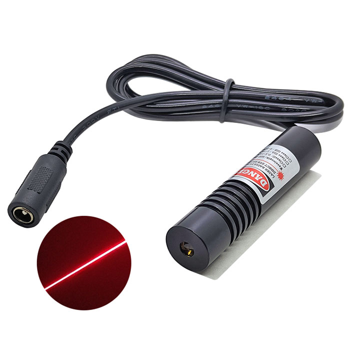 360º Omnibearing HD Laser Module 635nm 20mW Red Line 24mm*36mm