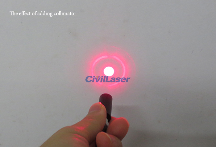 648nm 100mW Red Laser Diode Module Coupled Optical Fiber With Collimator