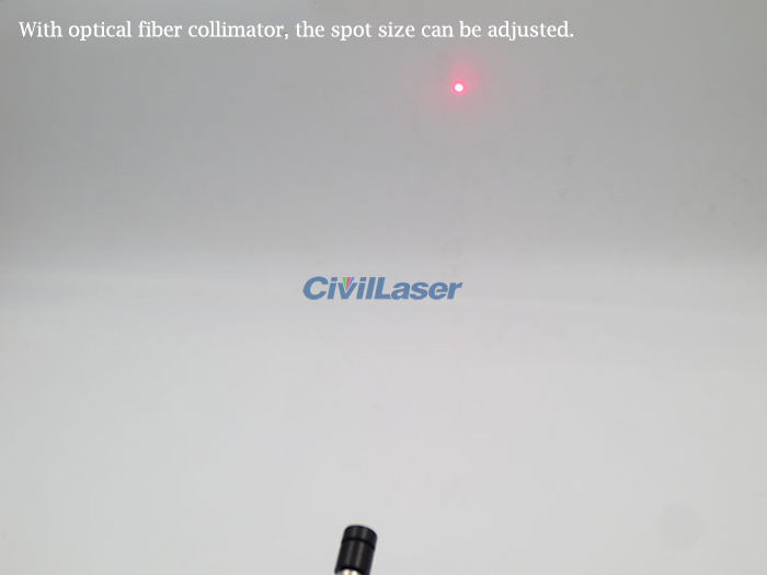635nm 100mW Laser Diode Module Coupled SM Fiber Singlemode Fiber Laser