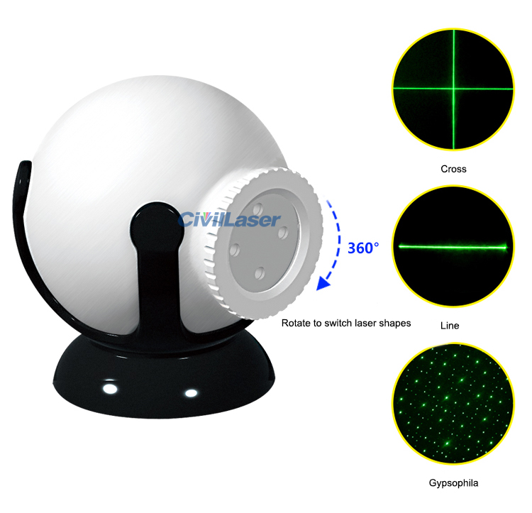 Red/Green Line Crosshair Gypsophila 3IN1 Laser Module Home use Portable ...