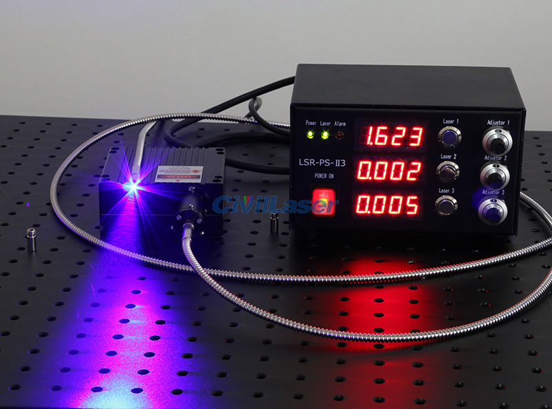 638nm 520nm 450nm 3.2W 3IN1 RGB Laser High Power White Fiber Coupled Laser