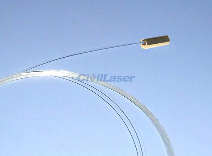 Single Mode Coupler Single Core Optical Fiber Collimator Gold Plated ...