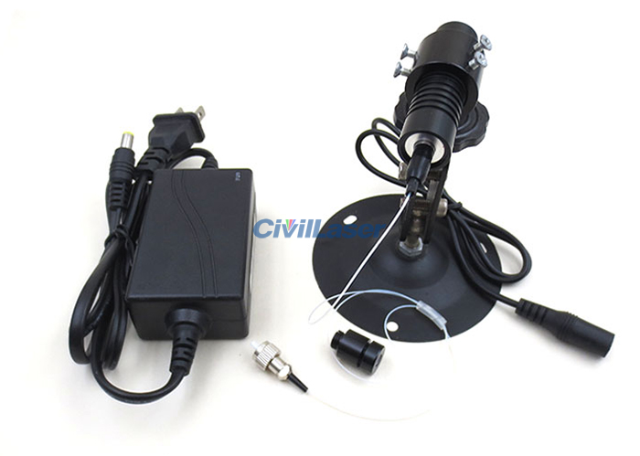 520nm 100mW Green Singlemode Fiber Coupled Laser Module with Collimator