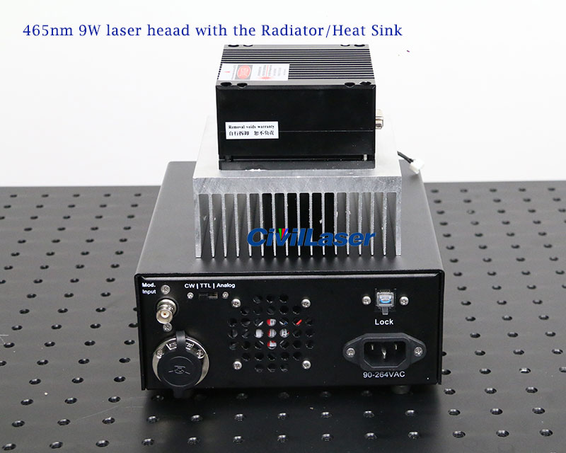 Laser radiator/Heat sink and cooling fan used in high power laser head ...