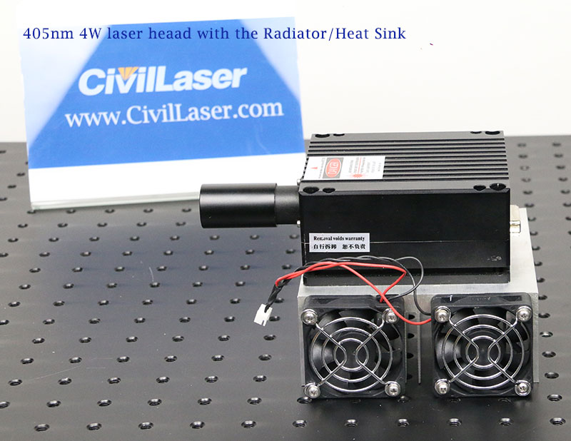 Laser radiator/Heat sink and cooling fan used in high power laser head ...