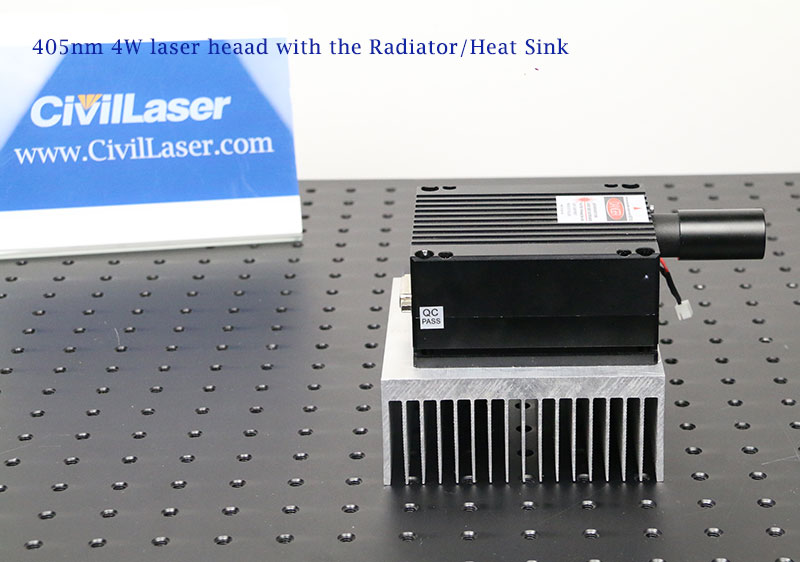 Laser radiator/Heat sink and cooling fan used in high power laser head ...