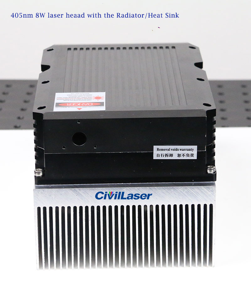Laser radiator/Heat sink and cooling fan used in high power laser head ...