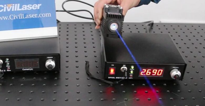 473nm 100mW Blue DPSS Laser Video Lab Laser Source – Laser technology ...