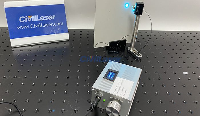 488nm 25mW Ajustable 3.5μm SM Fiber Coupled Laser – Laser technology ...