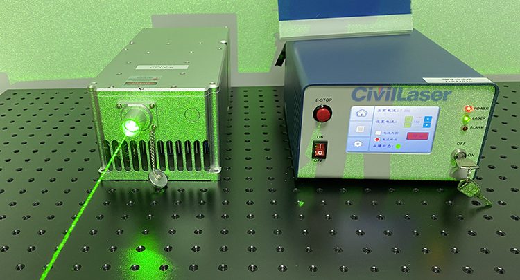 532nm 10W DPSS Laser: High-efficiency Frequency Doubling, Beam Quality M²